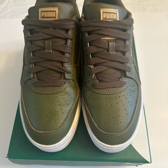 Puma | Shoes | Puma Mens Olive Green Sneakers | Poshmark